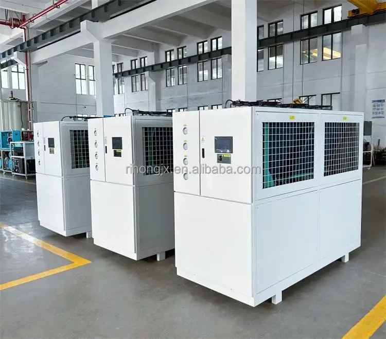 R454b/r32 New Refrigerant 20hp Industrial Air Cooled Water Chiller For ...
