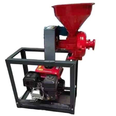 Agrochemical gasoline engine flour mill grains milling machine corn ...