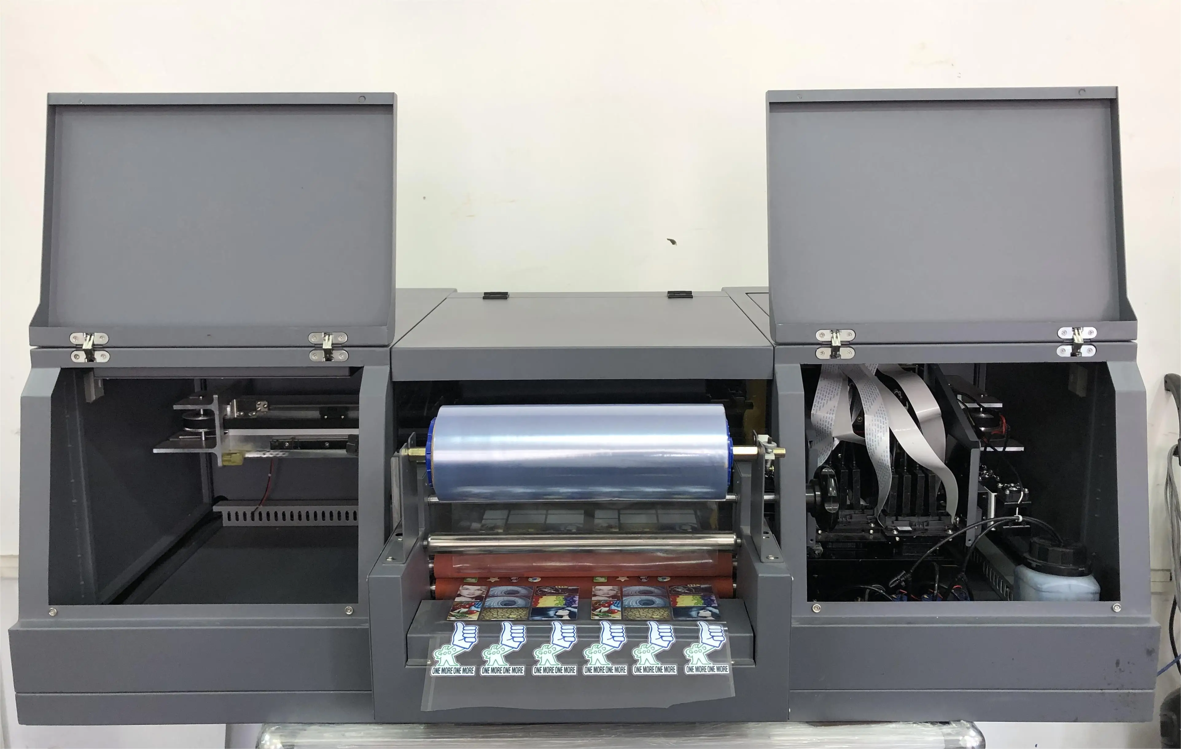 Uv Crystal Label Printer 30cm Mini Three Nozzle Xp600 High ...