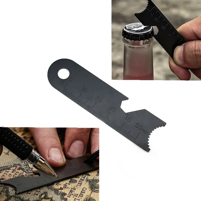 10mm Thick Wood Handle Survival Lighter Flint Stone Spark Starter Fire ...