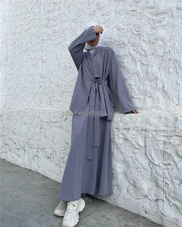 Premium Islamic Clothing Prayer Modest Shawl Neck Long Sleeves Wrap ...