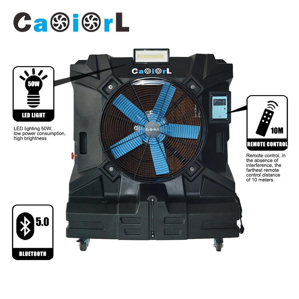 24" Movable Industrial Air Cooler - Heavy Duty & Efficient