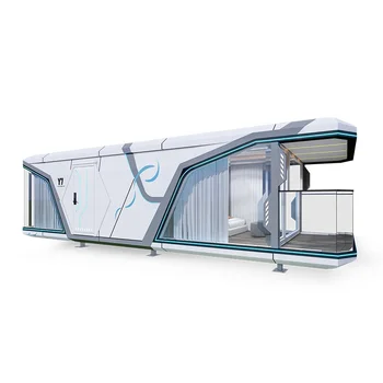 Futuristic Prefabricated Cabin House Expandable Living Container House ...