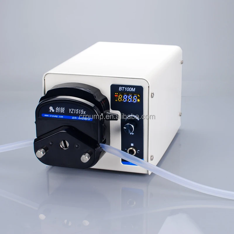 Bt100m/yz1515x Adjustable Speed Basic 220v Ac Chemical 2 Channels Lab Dosing Peristaltic Pump ...
