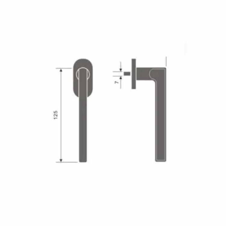 Modern Steel Aluminum Window Pull Handle Stainless Steel Door Locks ...