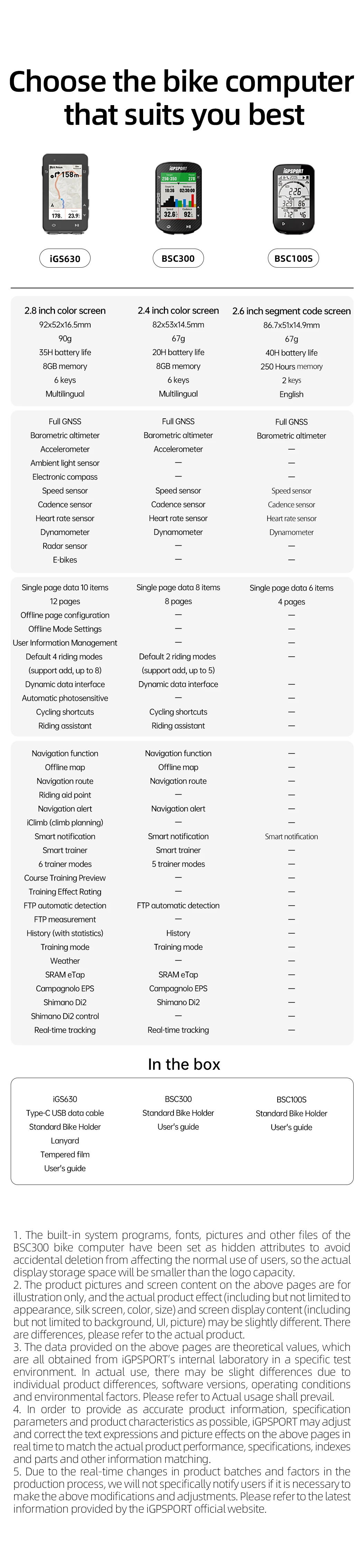IGPSPORT IGS630s Waterproof Bicycle GPS Computer & Odometer