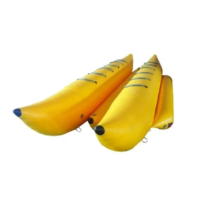 Wonderful 10 Person Big Banana Shape Inflatable Fly Banana Boat With ...