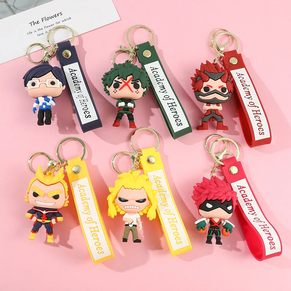 New Design Cartoon Cute Japanese Anime My Hero Academia Pvc Silicone ...