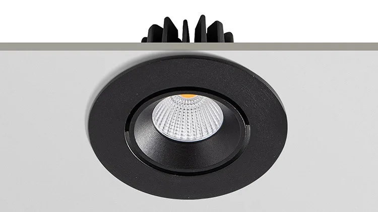 8w Adjustable Recessed Led Downlight Ip65 Waterproof Dimmable Ceiling ...