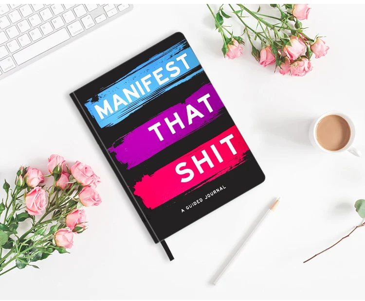 Customizable Logo Hardcover Manifest Planner Manifestation Affirmation ...