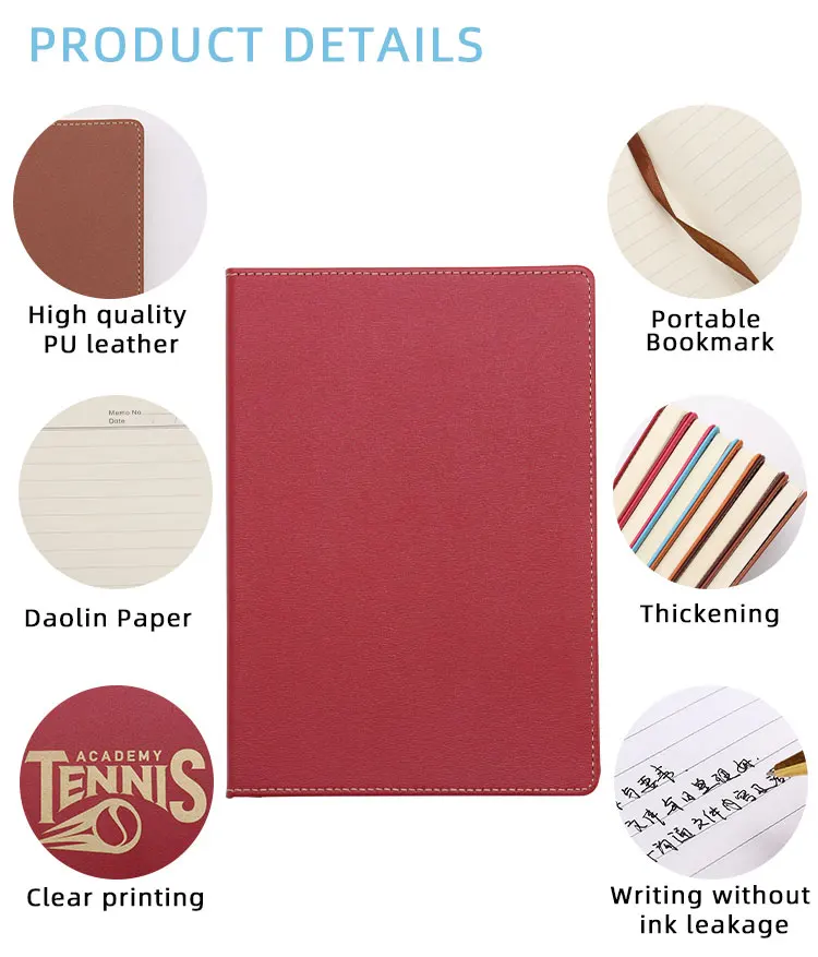 Custom Logo Notebook Covers - Laserable Leatherette Journals