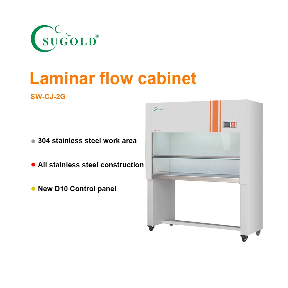 Sw-cj-2g Iso 5 Lab Clean Room Laminar Flow Hood | 304 Ss | Oem