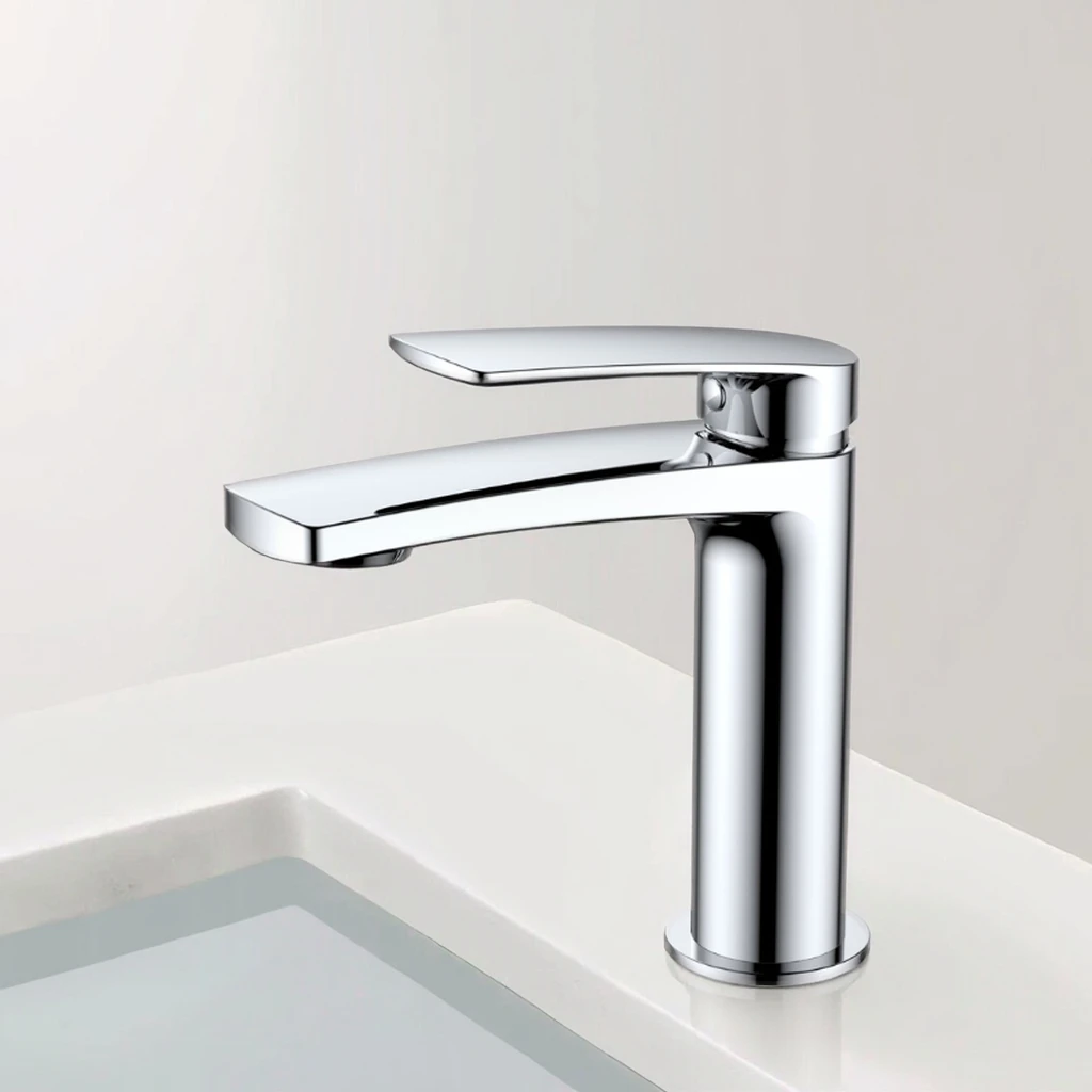 Modern Sanitary Ware Water Taps Chrome Faucet Wash Hand Basin Tap ...