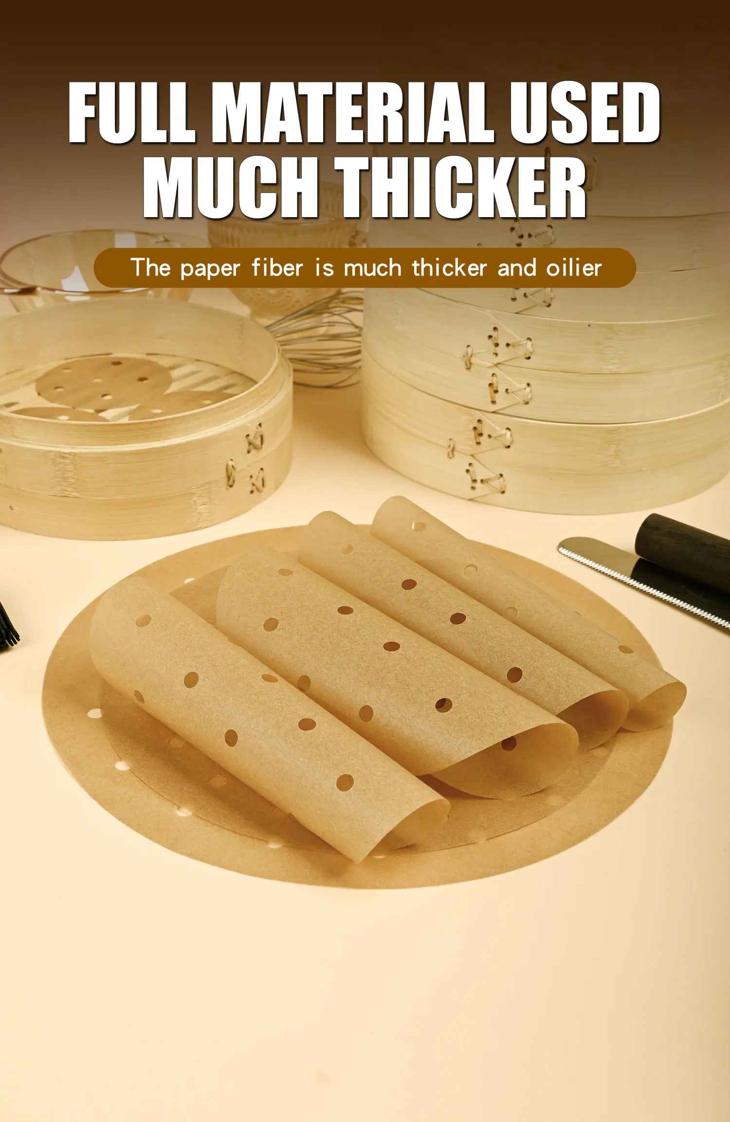 Baking Paper Oven Barbecue Steamed Bun Paper Steamer Drawer Paper For ...