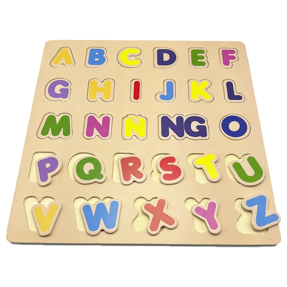 NERS Engineered Wood Material Filipino Alphabet Puzzle Uppercase ...