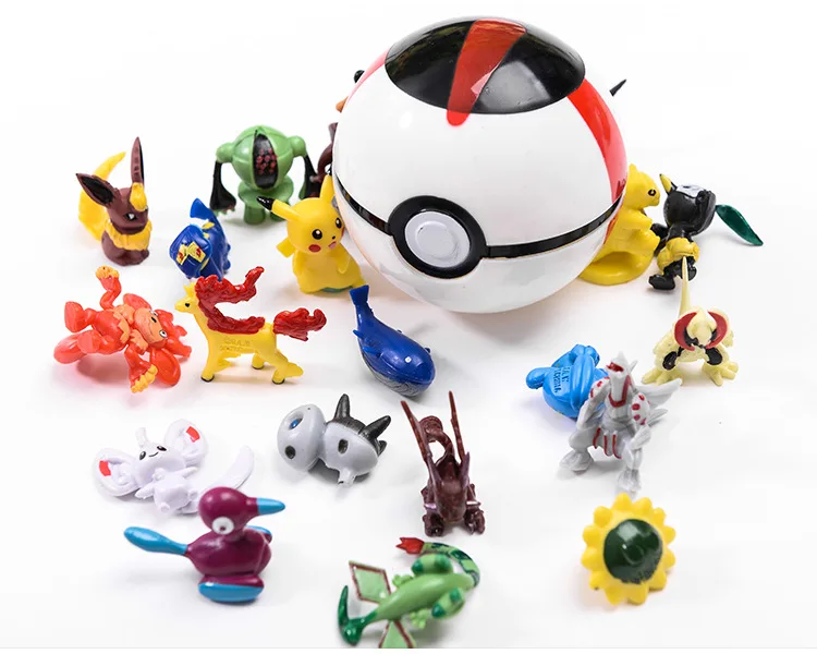 7 Cm Capsule Toys - Collectible Pikachu Ball with Figure