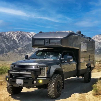 13.8ft Mobile Camping Container House 4x4 Expedition Truck Camper For ...