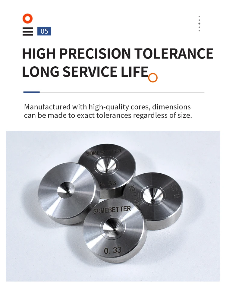 Pcd Material Core Wire Drawing Die/high Precision Pcd Wire Drawing Dies ...