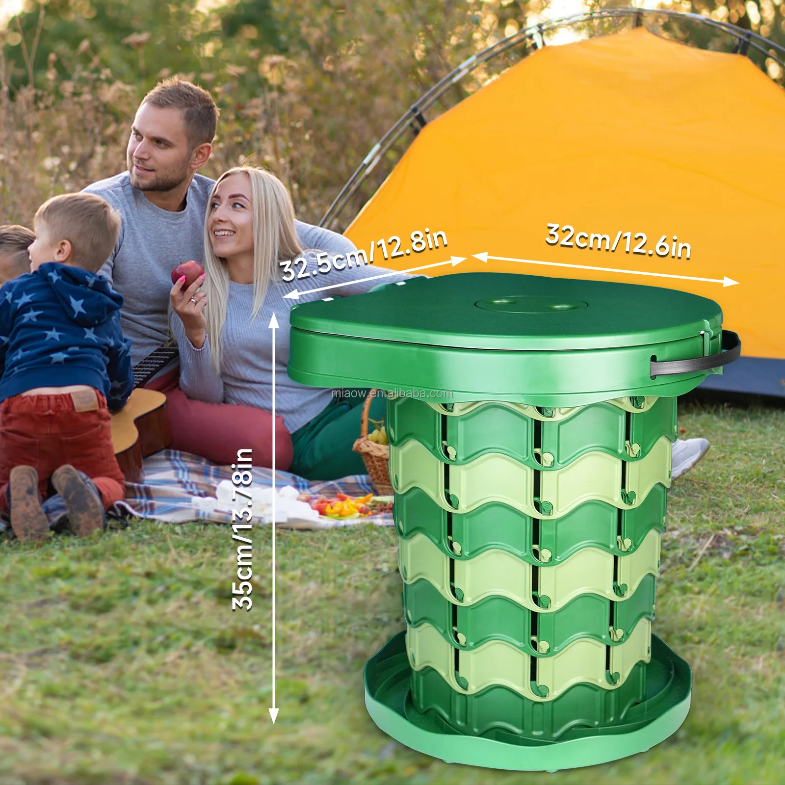 Sturdy and Portable Camping Toilet - Ideal for Outdoor Travel