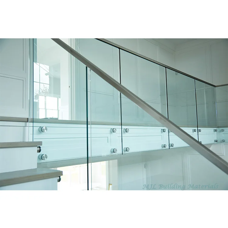 Aluminum Tempered Glass Railing System for Modern Balconies