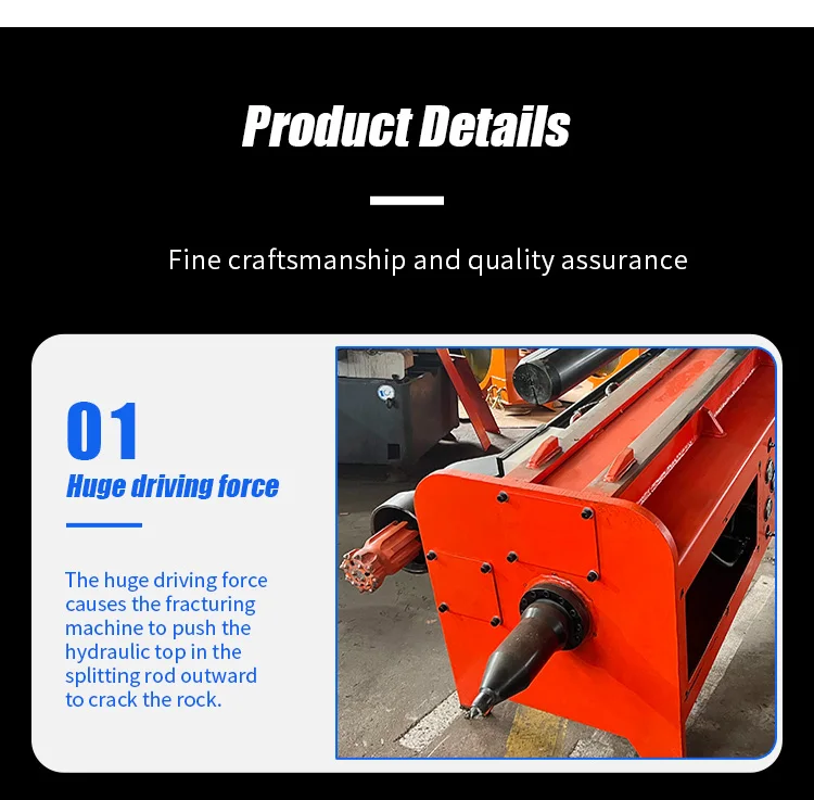 20tons Excavator Mounted Hydraulic Rock Splitter Drilling All In One ...