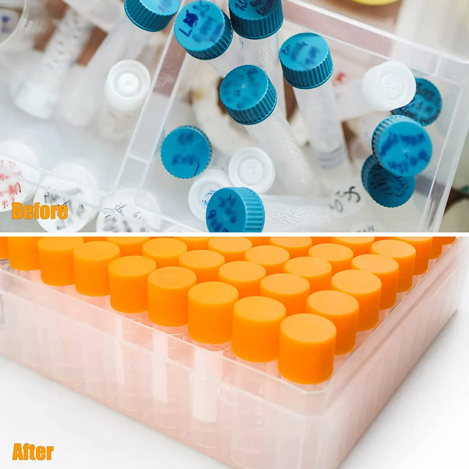 Laboratory Cryovial Storage Box 1.8ml Cryo Tube Paper Box - Buy ...