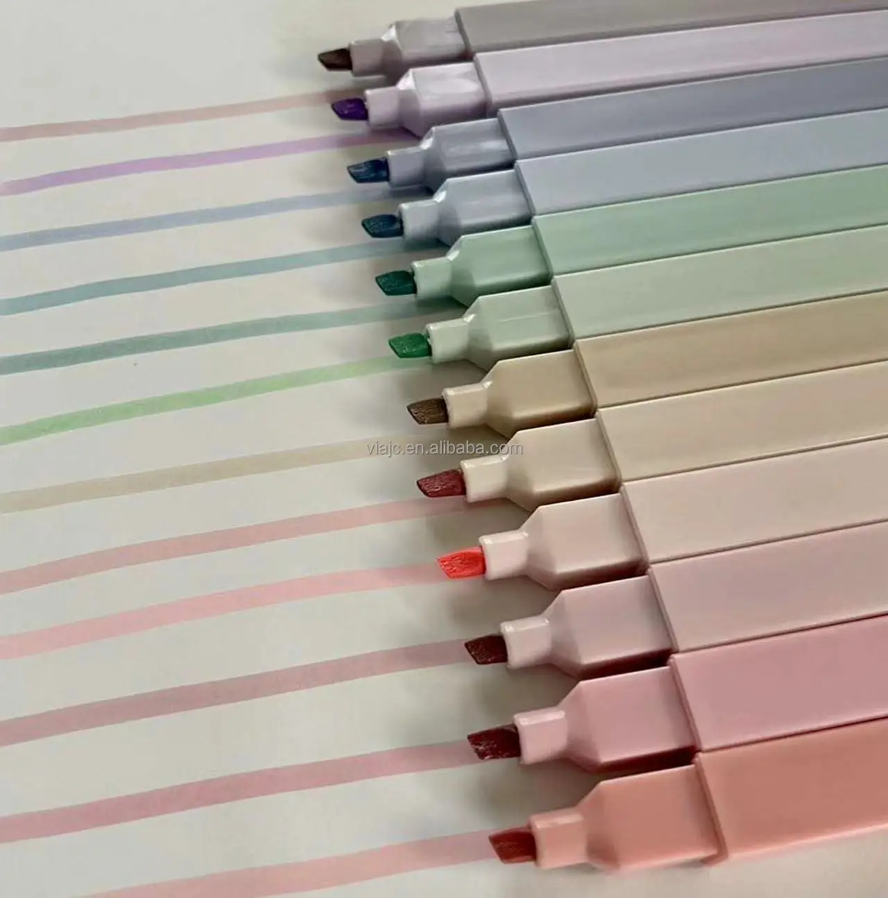 Square Highlighters - Cute Pastel Aesthetic for Office & School