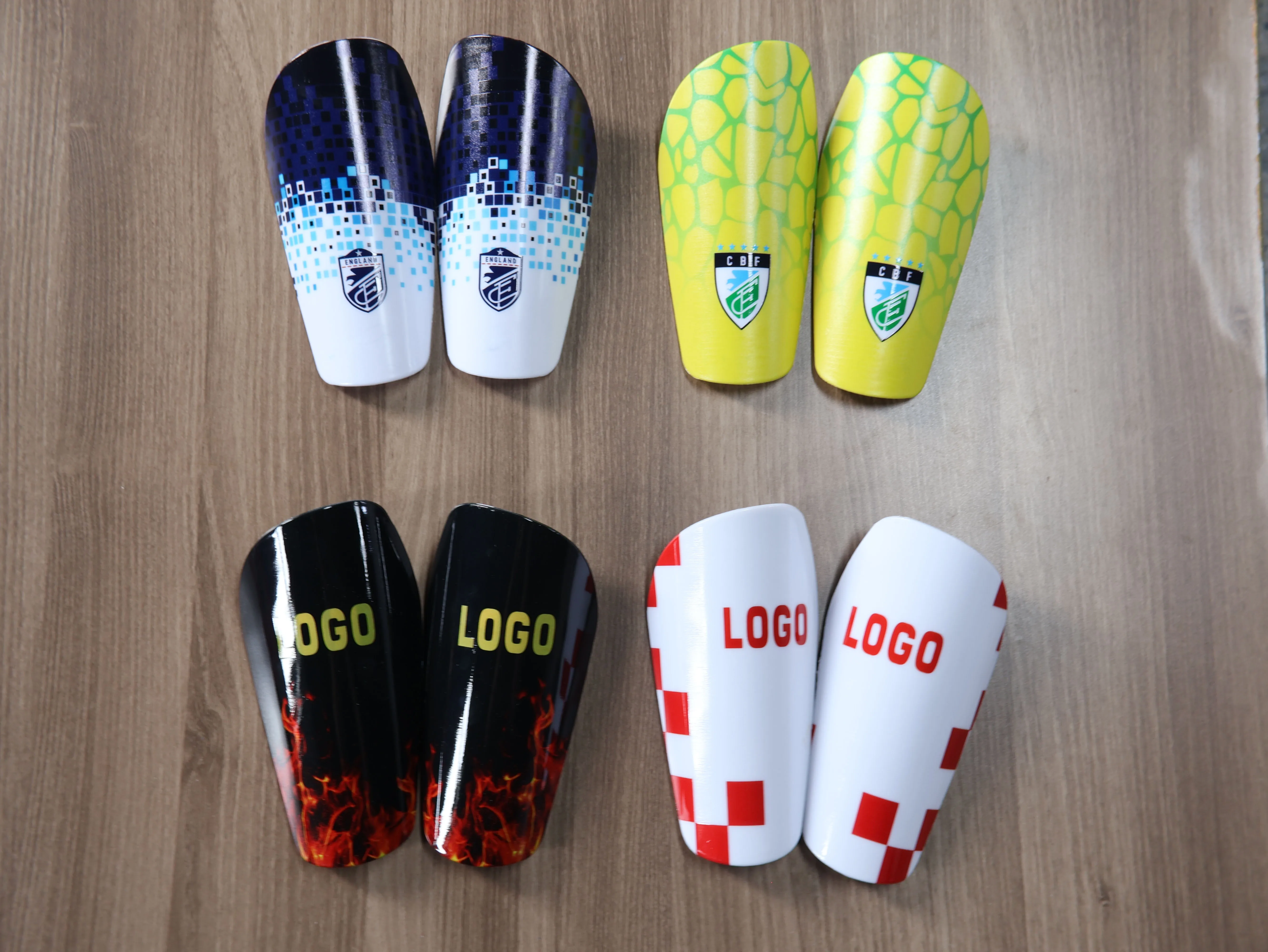 Custom Top Quality Soccer Shin Pads - Comprehensive Protection