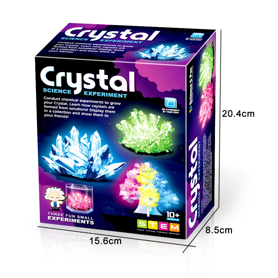 Educational Toy Kits DIY Crystal Science Kits Toy Crystal Growing ...