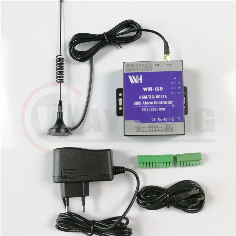 Wh-150 Wireless Gsm Gprs 3g 4g Alarm Alert Control I O Module Gateway ...