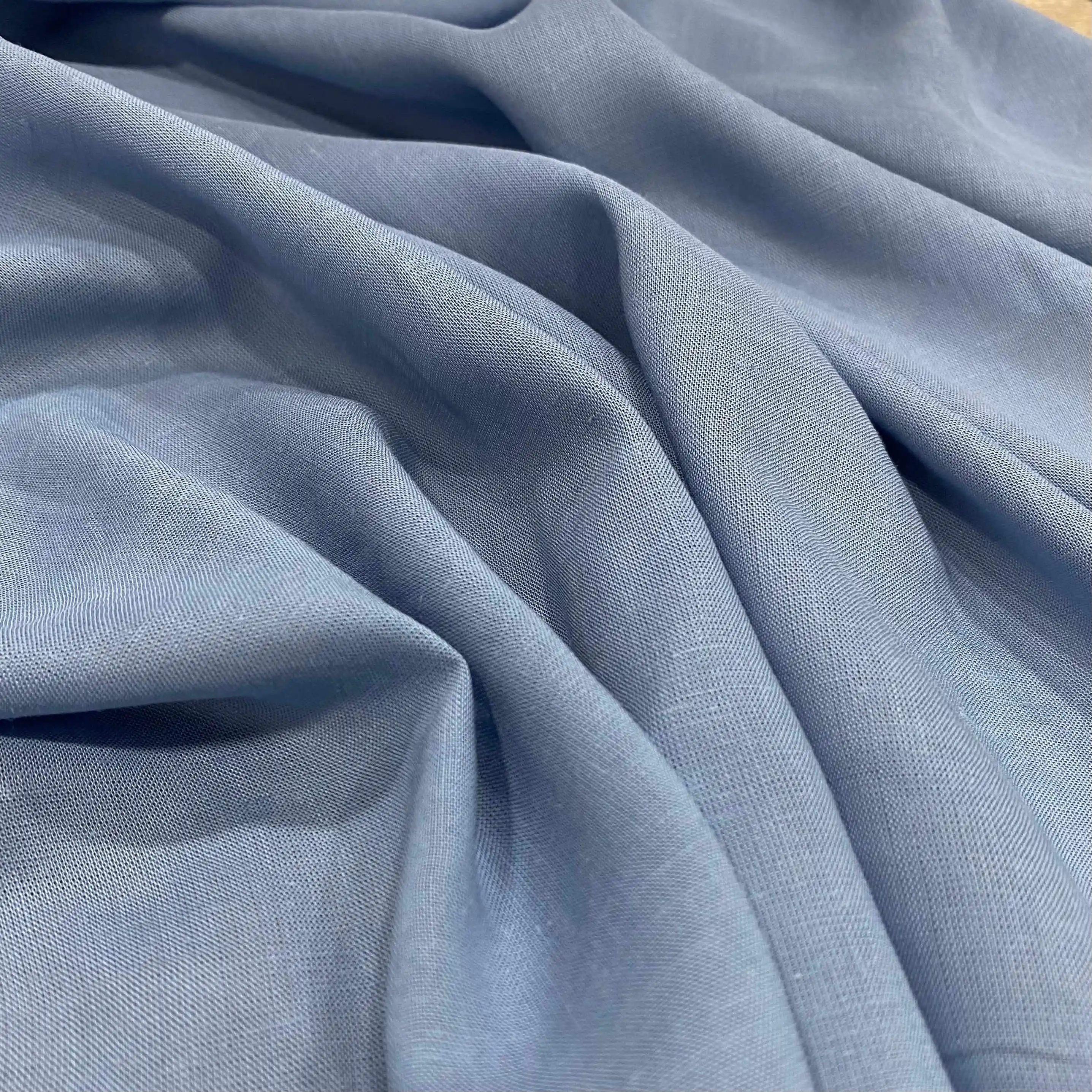 Eco-friendly Woven Light Weight Organic Breathable Linen Fabric Viscose ...