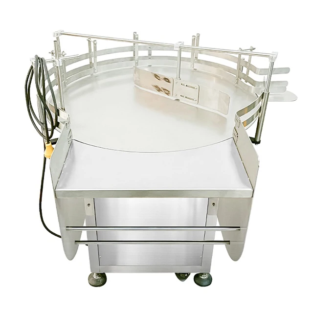 Automatic Round Plastic Glass Bottle Accumulation Unscrambler Turntable ...