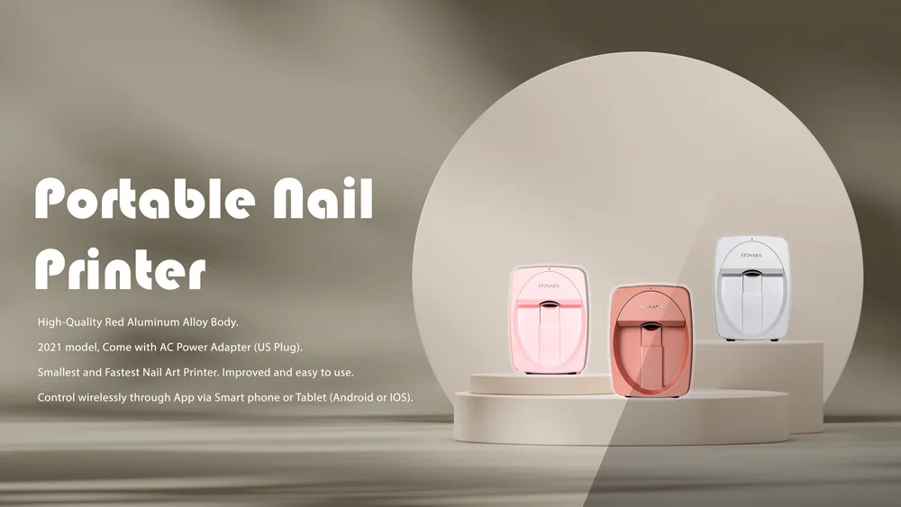Portable Nail Printer - DIY 3D Smart Mobile Nails Polish