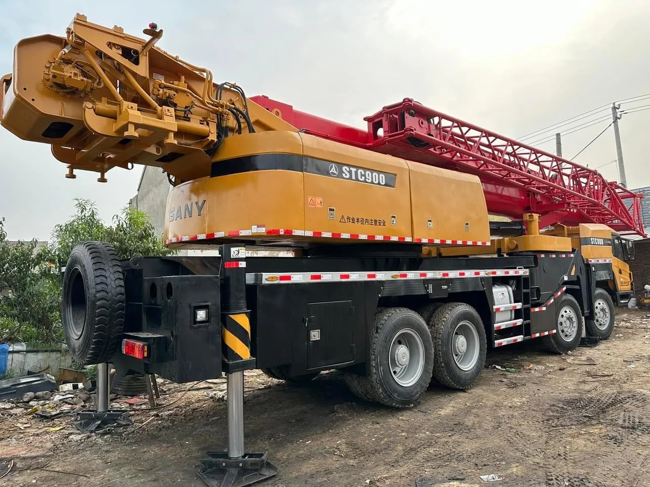 Sany Truck Crane Bob-lift 25ton Telescopic/knuckle Boom Truck Mounted ...
