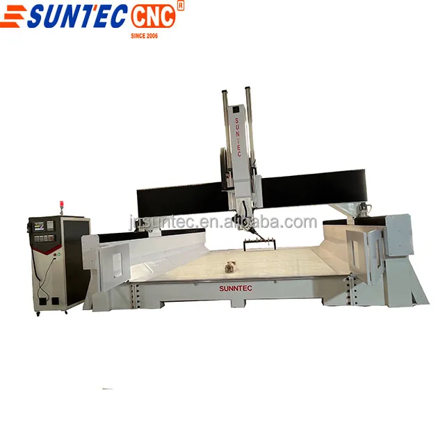 Suntec Cnc Router 4 Axis Engraver Engraving Machine Precision Ball Screw Swing 180 Degree 3d