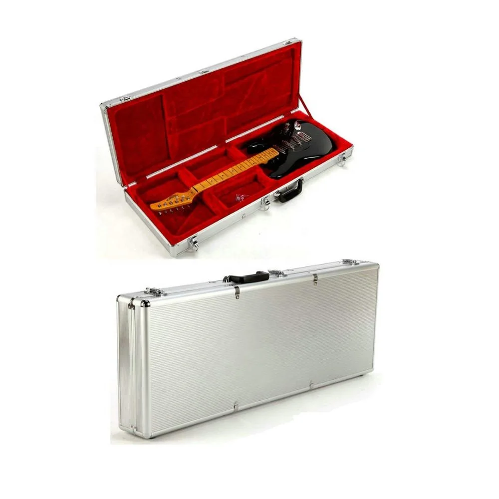 Best Seller Portable Aluminum Guitar Case With Custom Foam Insert ...