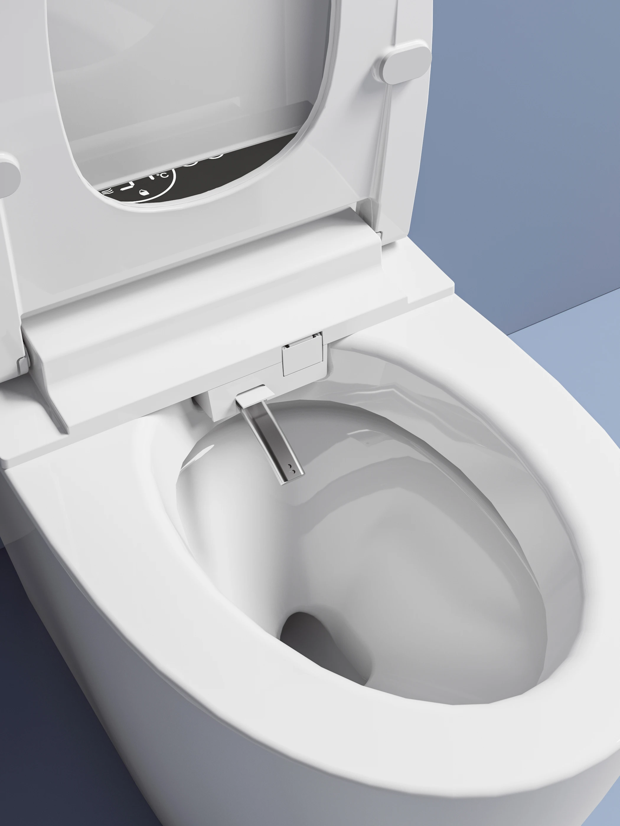 Modern Automatic Intelligent Induction Wall Face Bidet Toilet Heated ...