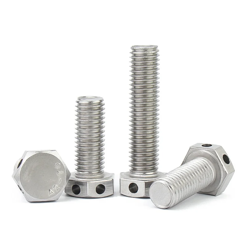304 Stainless Steel Head Perforated Outer Hexagonal Screws M6m8 - Buy ...