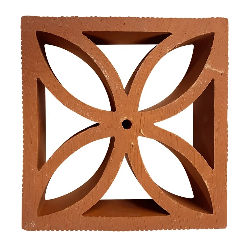Alibaba.com: Clay Brick Square Terracotta Material Wall Facing Breeze ...