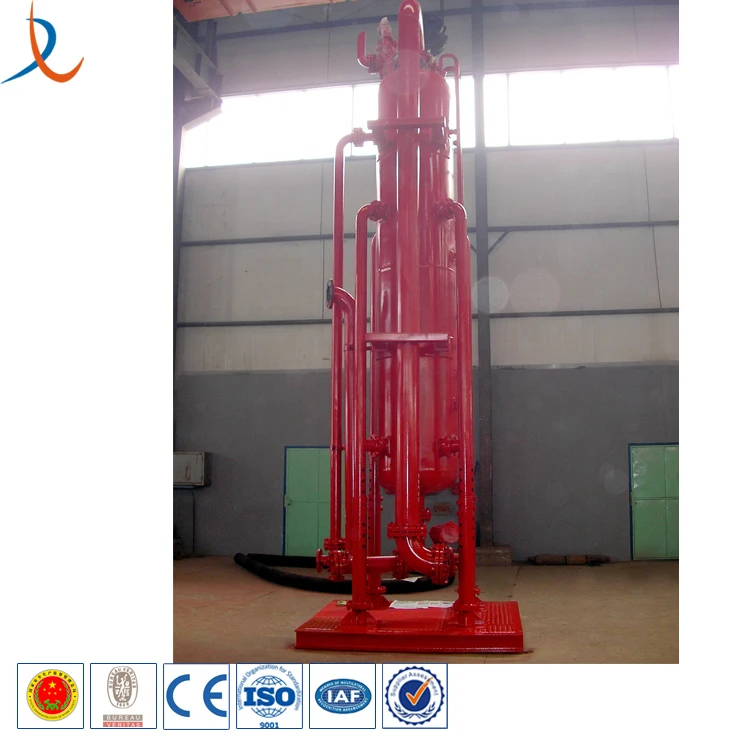 Solids Control Poor Boy Degasser / Vertical Mud Gas Separator ...
