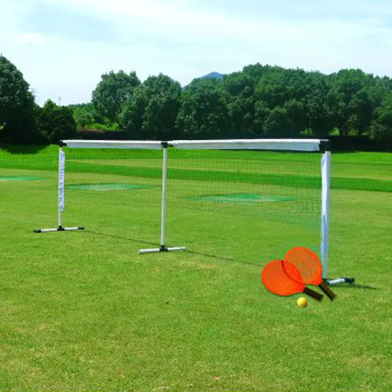 300x60cm Family Kids Backyard Game With 2 Plastic Tennis Rackets And 1 ...