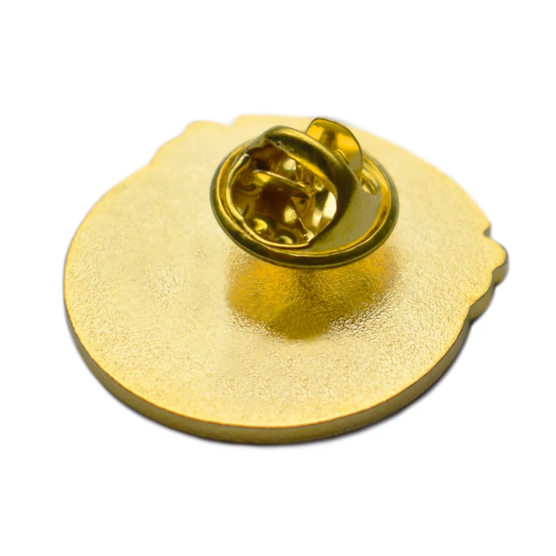 Custom Masonic Gold-Plated Metal Badge - Soft Enamel