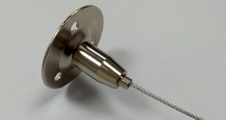 Cable Fixture Hangers with Hook for Heavy Chandelier Mounting
