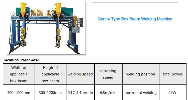 Auto Box Beam Girder Assembly Welding Machine Box Beam Production Line ...