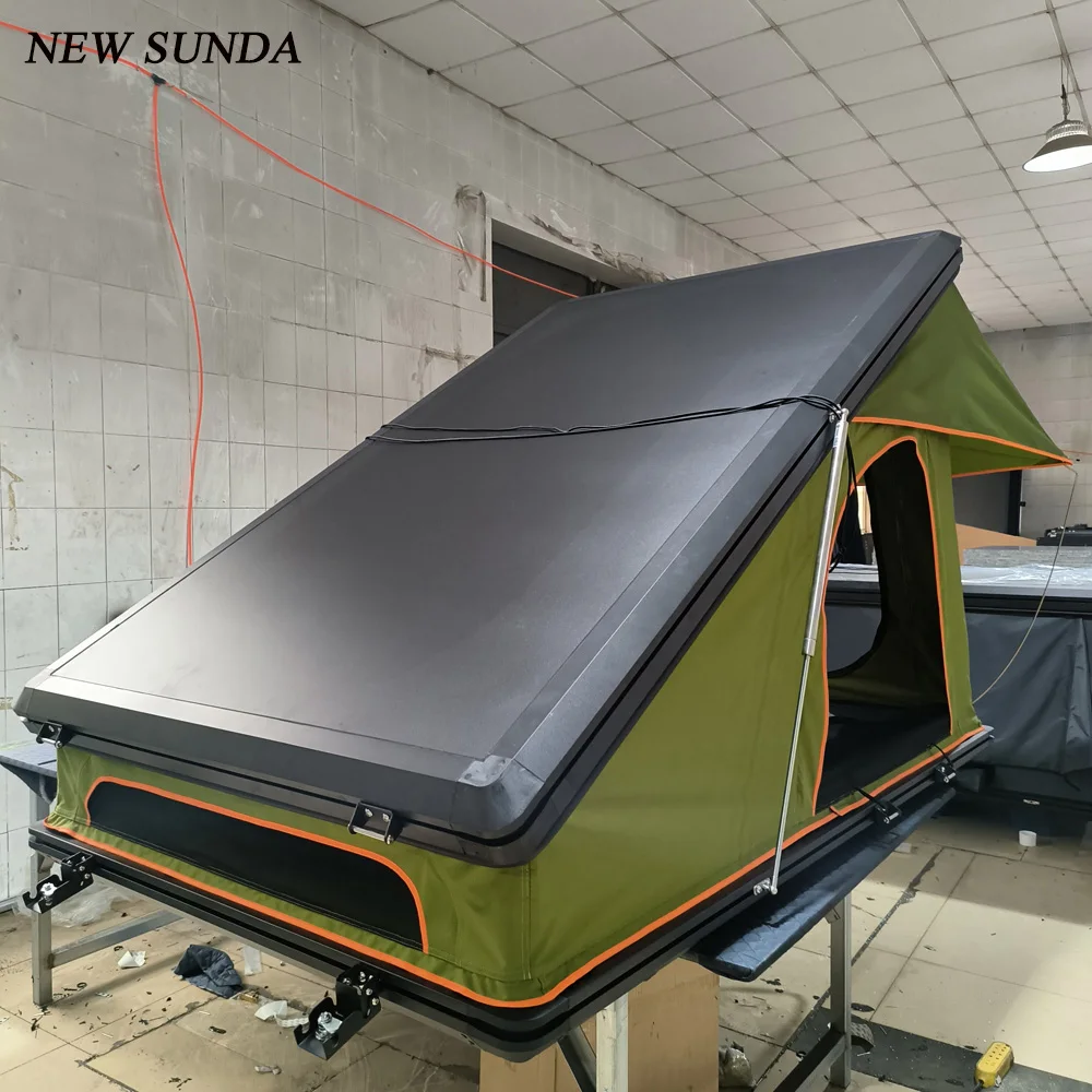 Camping Aluminum Roof Top Tent Car Rooftop Tent Triangle Hard Shell Top ...