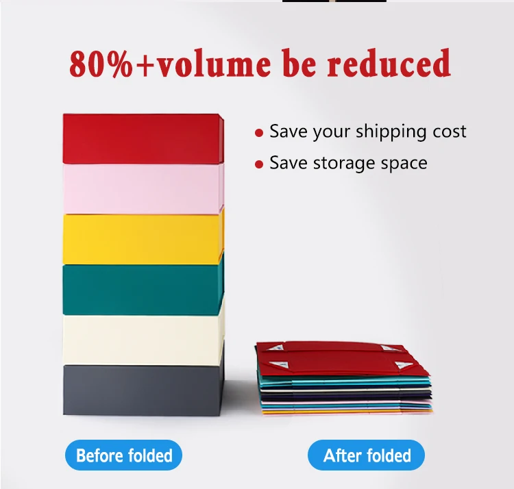 Large Folding Box Packaging Folding Magnetic Packaging Gift Box With ...