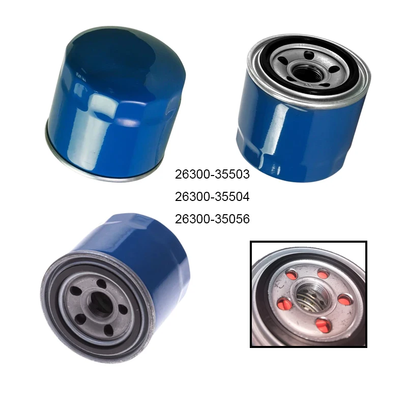 Oem 26300-35503 26300-35504 26300-35056 Oil Filter For Hyundai Element ...