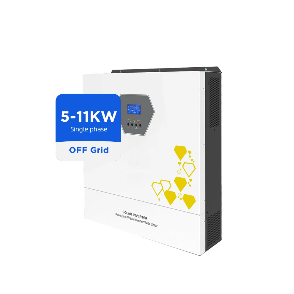 5kva Solar inverter 8kw 8000watt inverter pure sine wave 24vdc to 220vac offgrid single phase ...