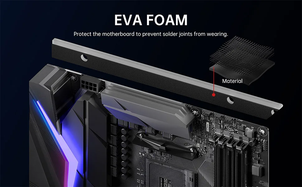 ASIAHORSE Lightsaber-X ARGB LED Light Strip for ATX/M-ATX Motherboards ...