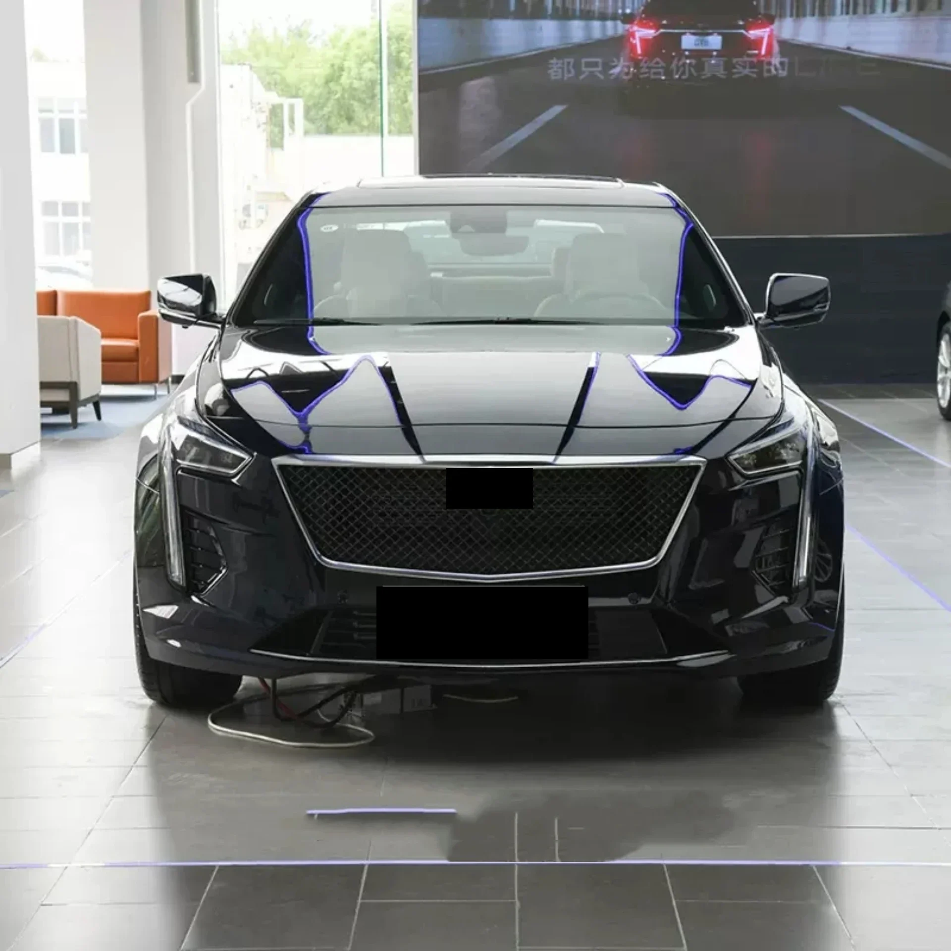 Body Kit Radiator Grille Grid For Cadillac Ct6 19-22 Deluxe Mask Car ...